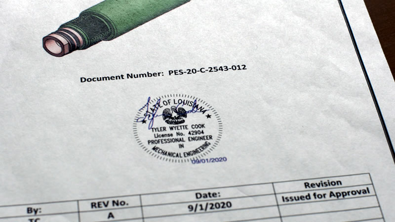 Engineering Approval Stamp